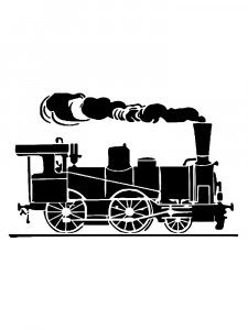 Free printable Train stencils and templates