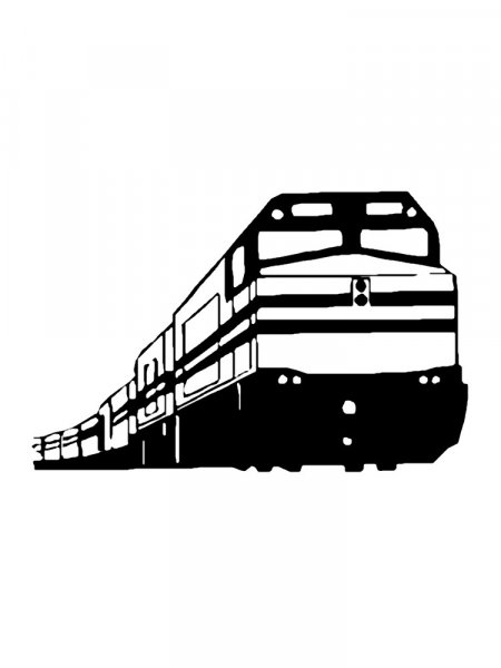 Free printable Train stencils and templates
