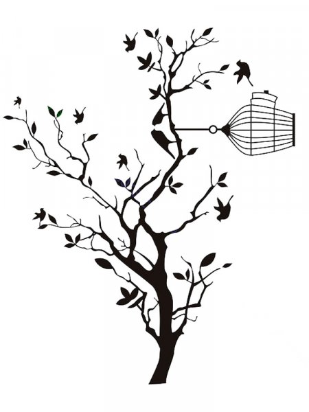 Free printable Tree Branches stencils and templates