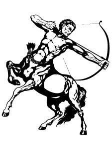 Free printable Centaur stencils and templates