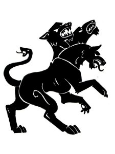 Free printable Cerberus stencils and templates