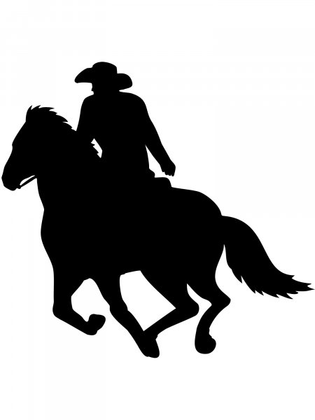 Free printable Cowboy stencils and templates