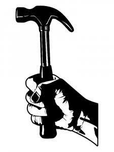Free printable Hammer stencils and templates