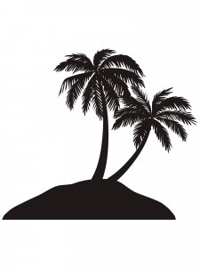 Free printable Island stencils and templates