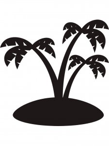 Free printable Island stencils and templates