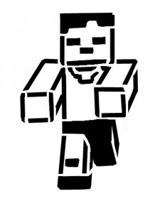 Free printable Minecraft stencils and templates