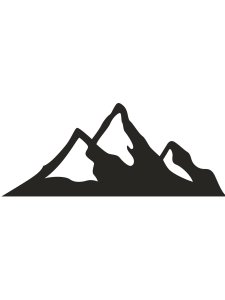 Free printable Mountains stencils and templates