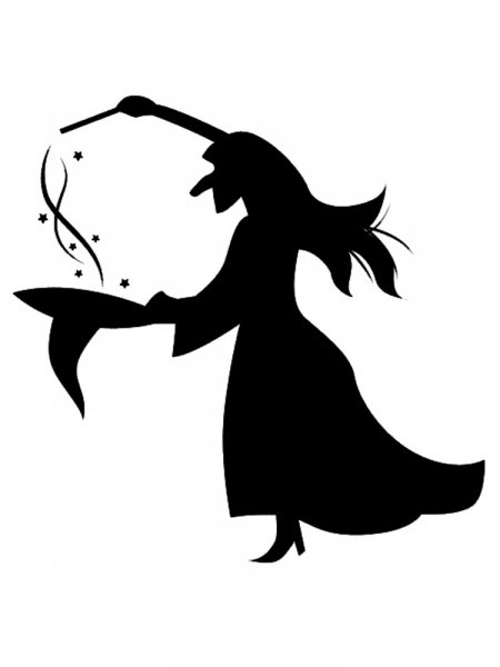 Free printable Witch stencils and templates