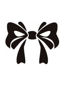 Free Printable Bow Stencils and Templates