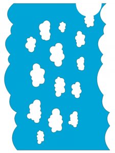 Free printable Cloud stencils and templates