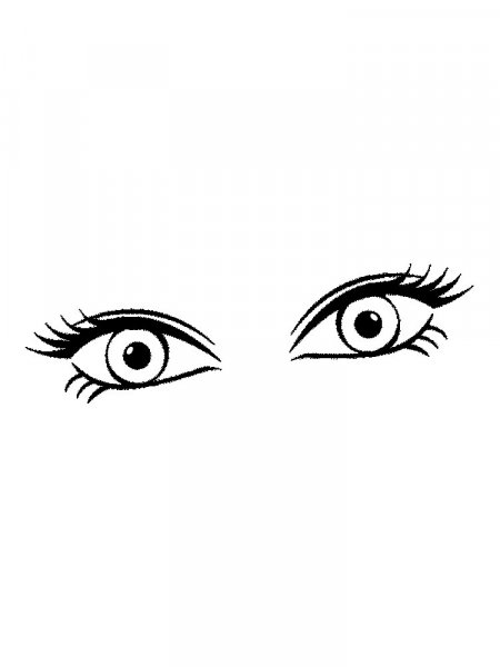 Free Printable Eye Stencils and Templates