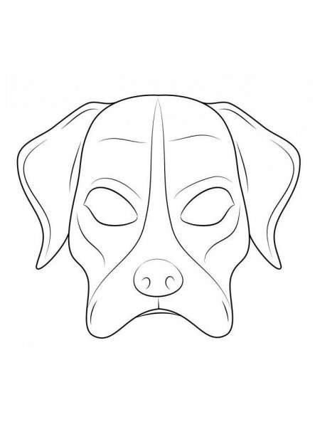 Mask Stencils – Free Printable Mask Templates