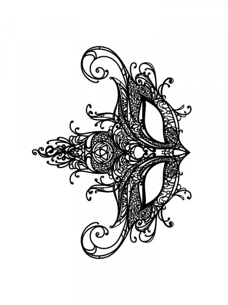 Mask Stencils – Free Printable Mask Templates