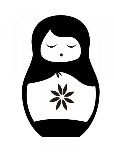 Russian Nesting Doll Templates – Free Printable Matryoshka Stencils