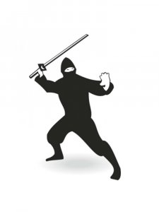 Printable Ninja Stencils Free for Crafts and Creative Projects