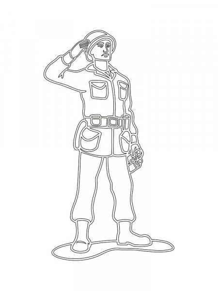 Soldier Stencils – Free Printable Soldier Templates