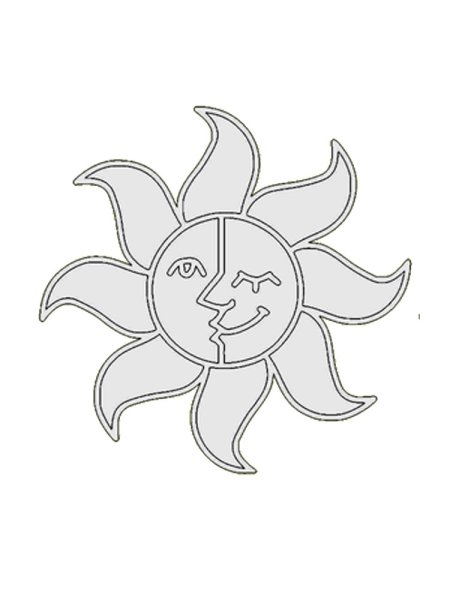 Sun Templates – Free Printable Sun Stencils for Kids